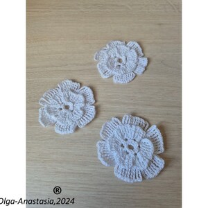 Irish Crochet Rose Pattern: Victorian Lace Motif (PDF Pattern) - Etsy