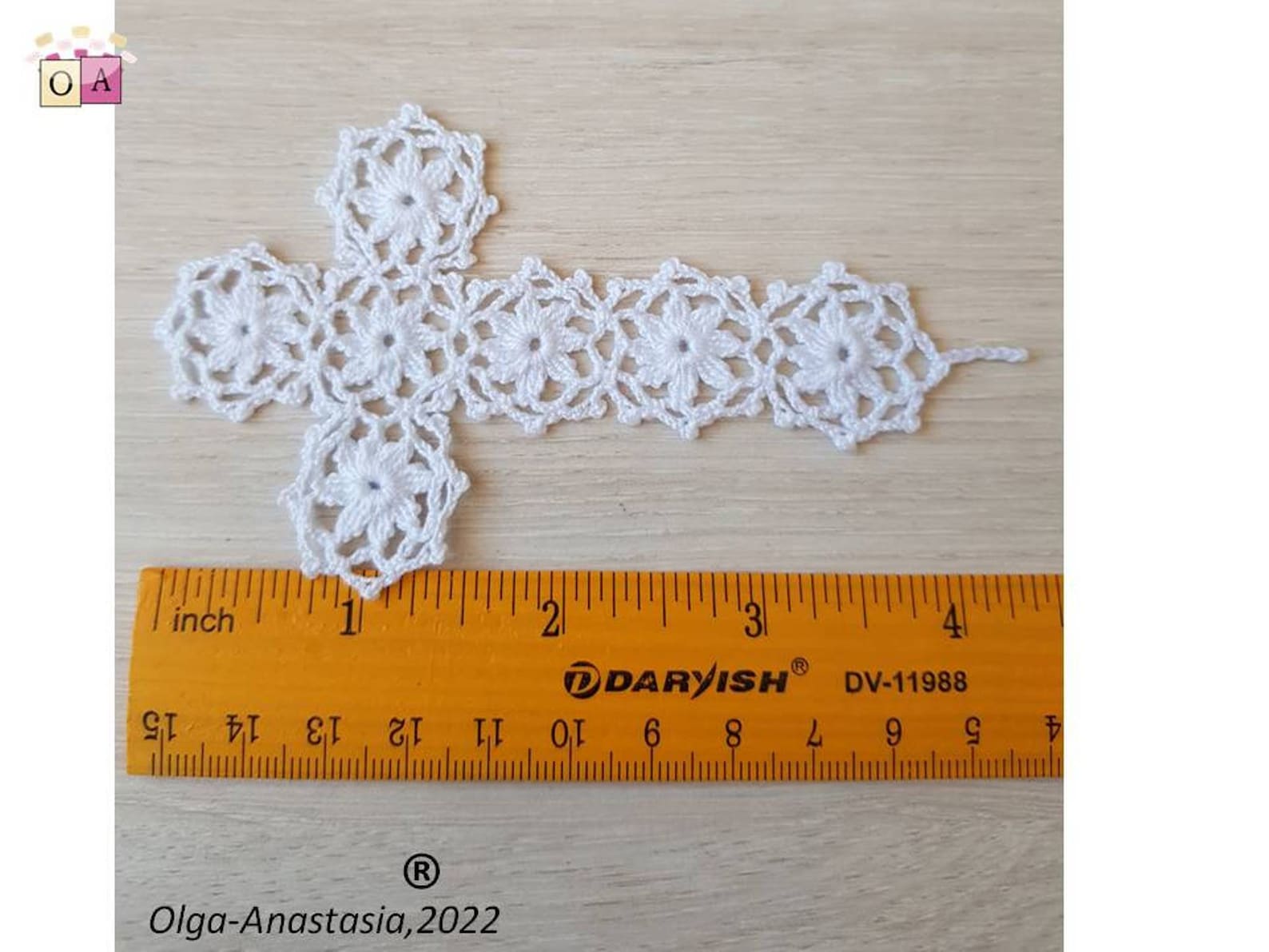 Crochet Cross Bookmark Pattern: Detailed Tutorial (PDF Pattern) - Etsy