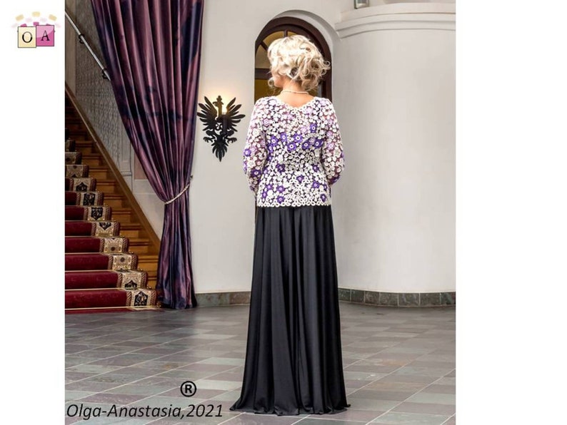 Irish Lace Cardigan Crochet Pattern Cardigan motif 3D - Etsy