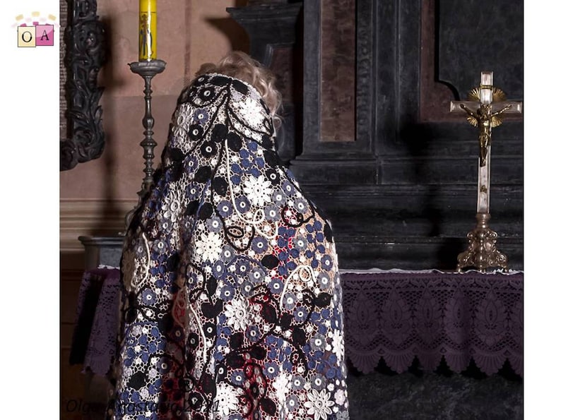 Crochet Pattern Shawl Irish Lace Shawl Wedding Scarf of - Etsy Canada