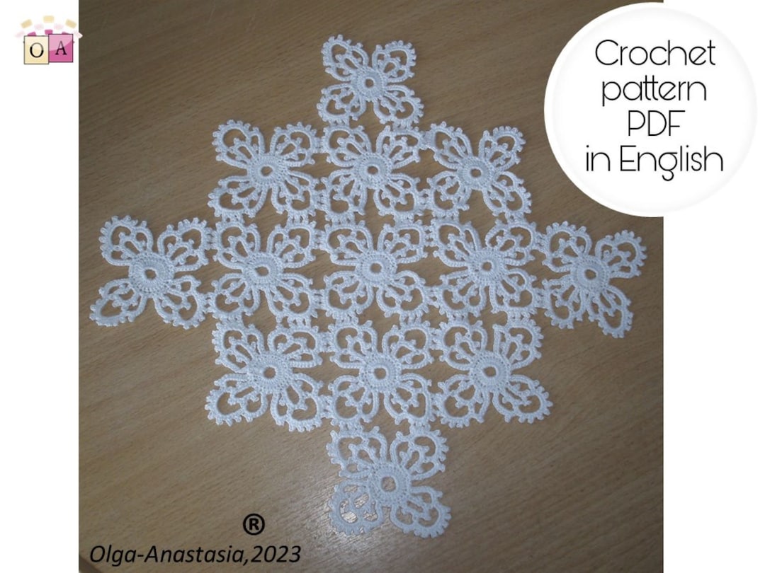 Willow Openwork Granny Square Crochet Holiday Decoration Tablecloth ...