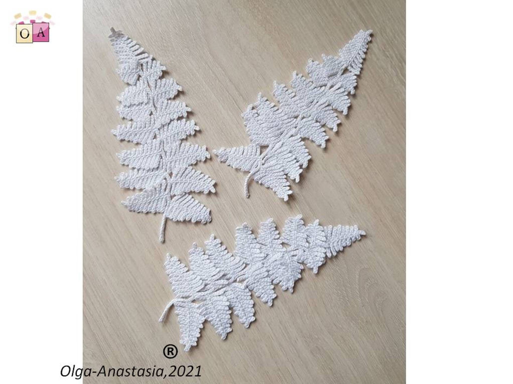 Fern Crochet Pattern Irish Lace Fern pattern Crochet - Etsy Canada