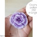 Irish Crochet Rose Pattern: Vintage Victorian Lace Motif (PDF Pattern ...