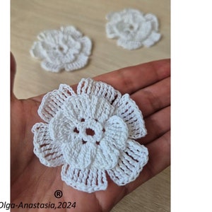 Irish Crochet Rose Pattern: Victorian Lace Motif (PDF Pattern) - Etsy