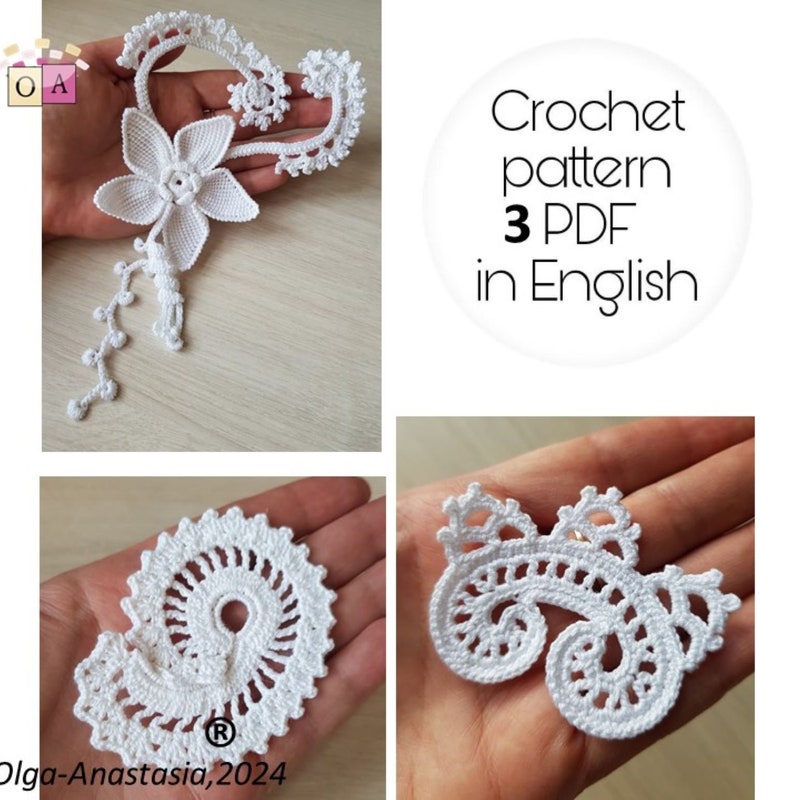 Crochet Irish Applique - Etsy