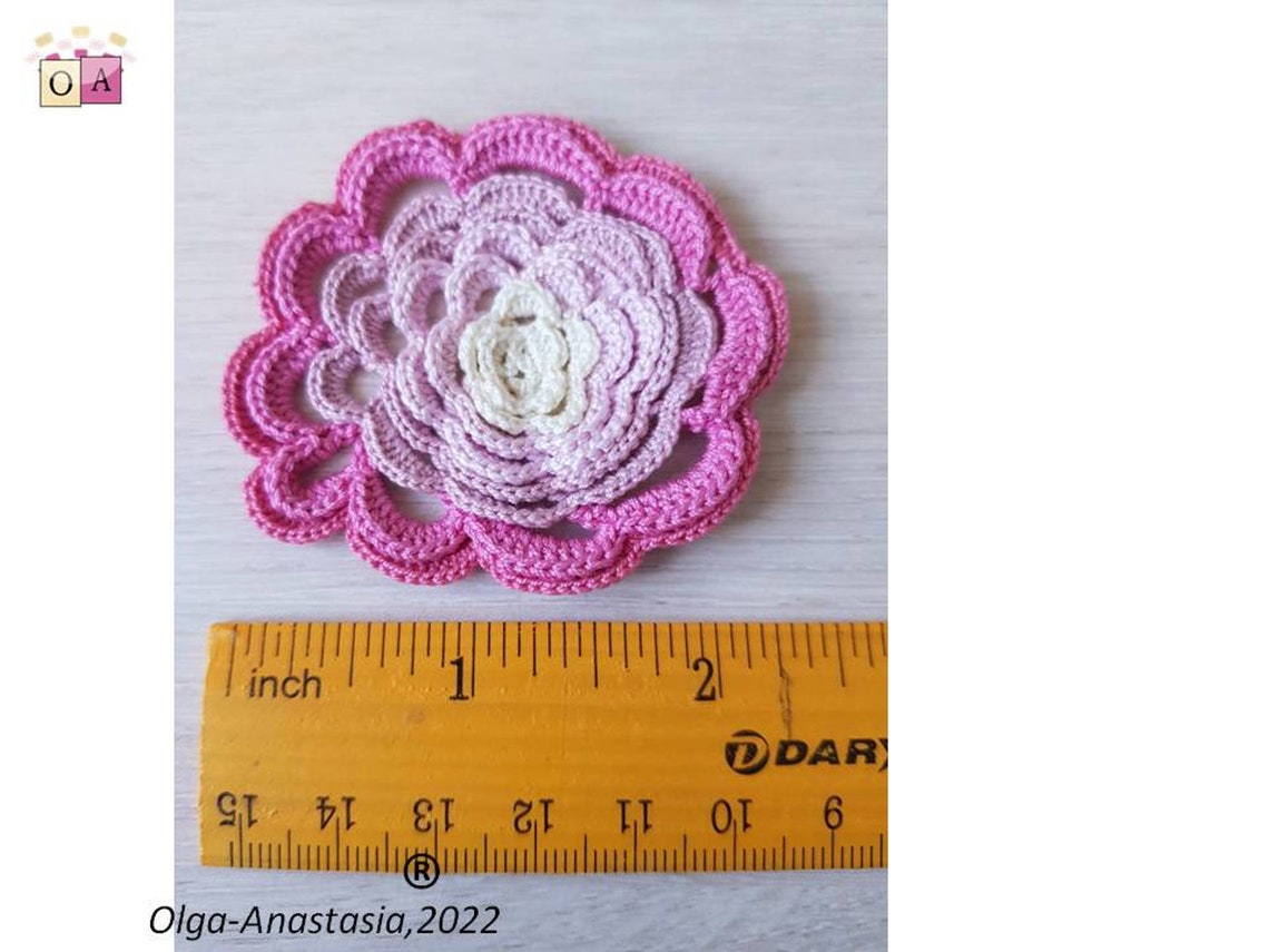 Vintage Irish Rose Crochet Pattern Irish Lace Motif Pattern - Etsy