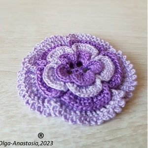 Irish Crochet Rose Pattern: Vintage Victorian Lace Motif (PDF Pattern ...