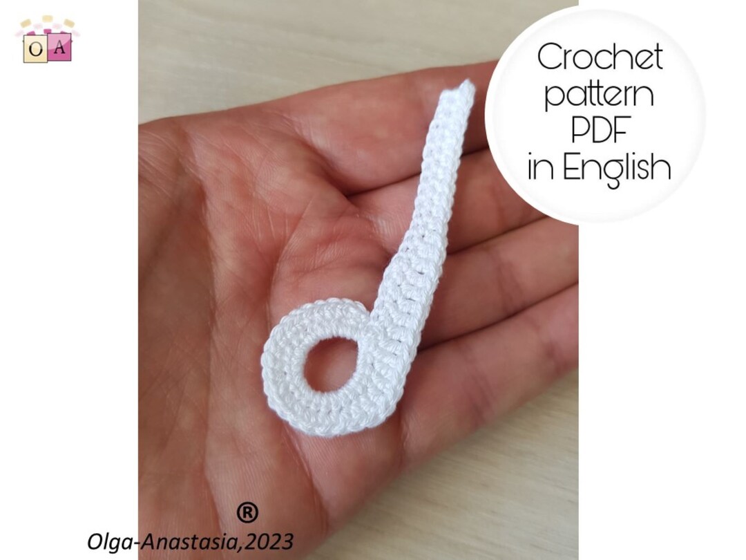 Irish Lace Crochet Pattern: Scroll Motif Applique (PDF Pattern) - Etsy