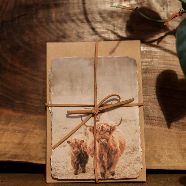 Cow Greeting Card - Etsy