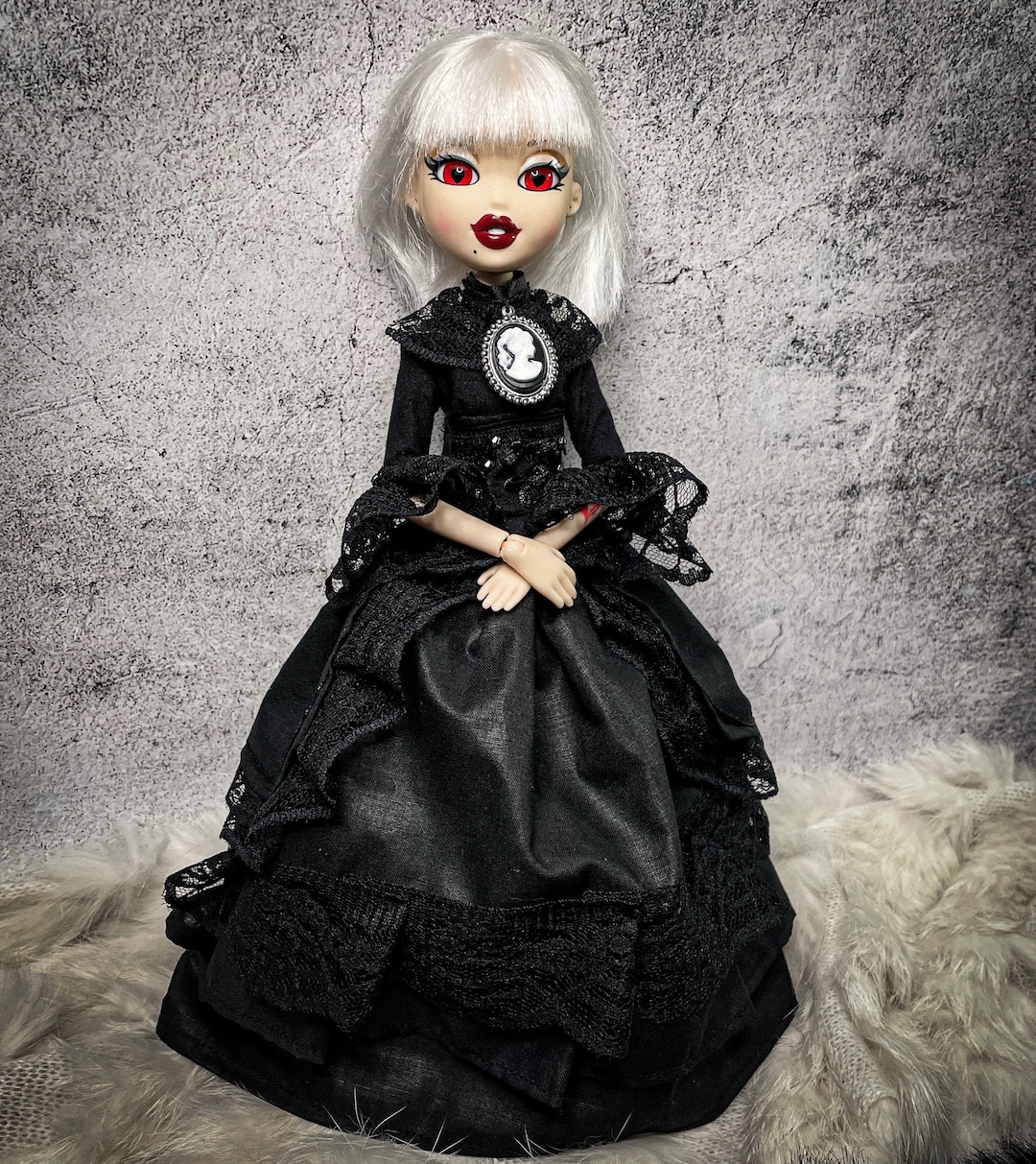 Black Gothic Lady Dress Clothes for Bratzillaz Doll Custom - Etsy