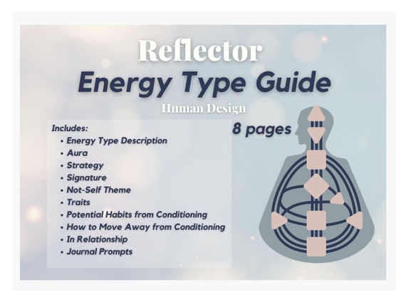 Human Design Reflector Energy Type Guide - Etsy