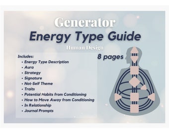 Human Design Reflector Energy Type Guide - Etsy