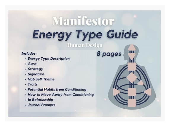 Human Design Manifestor Energy Type Guide - Etsy
