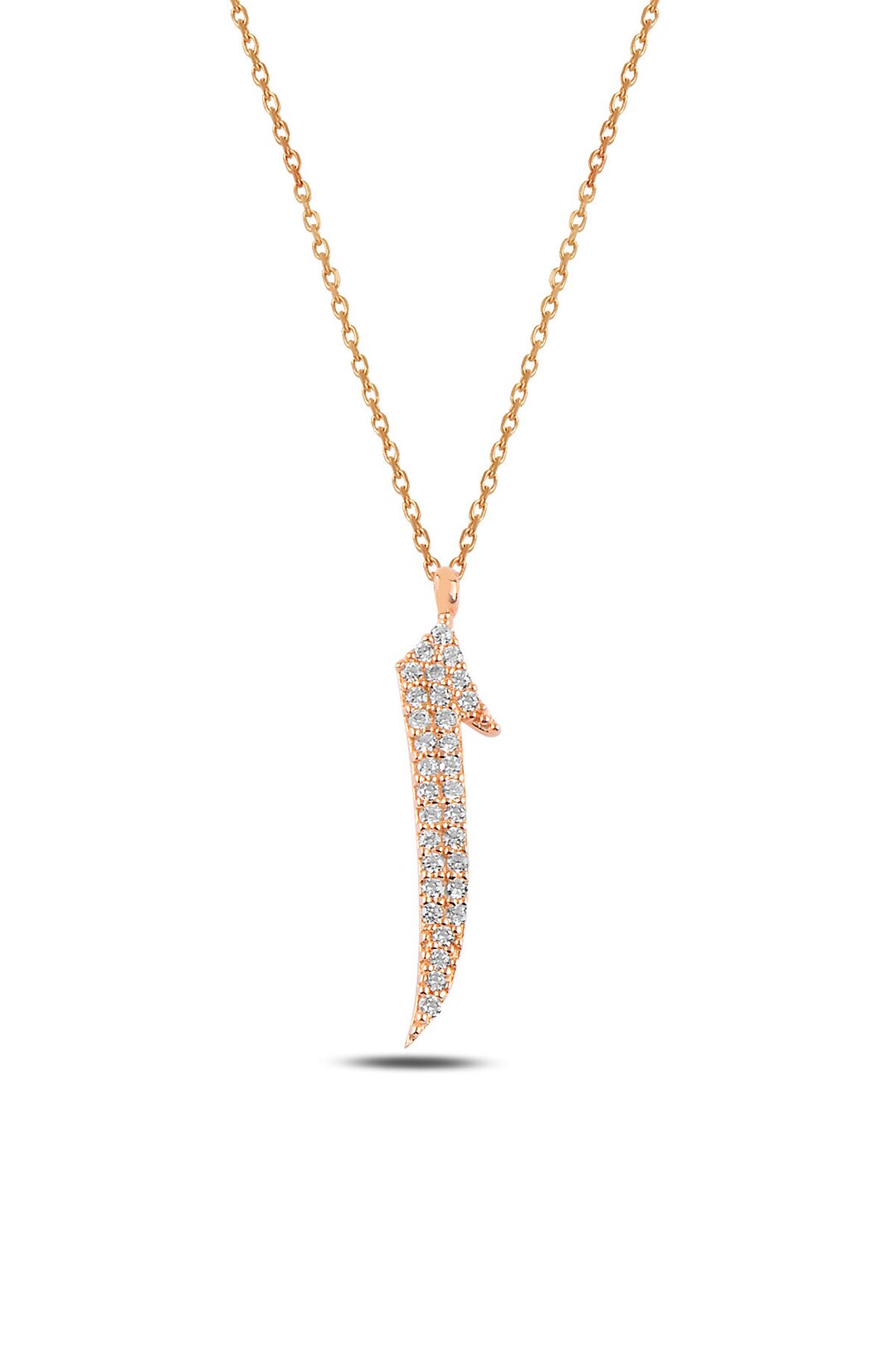 Arabic Elif Letter Necklace,silver Necklace,arabic Necklace,gift for ...