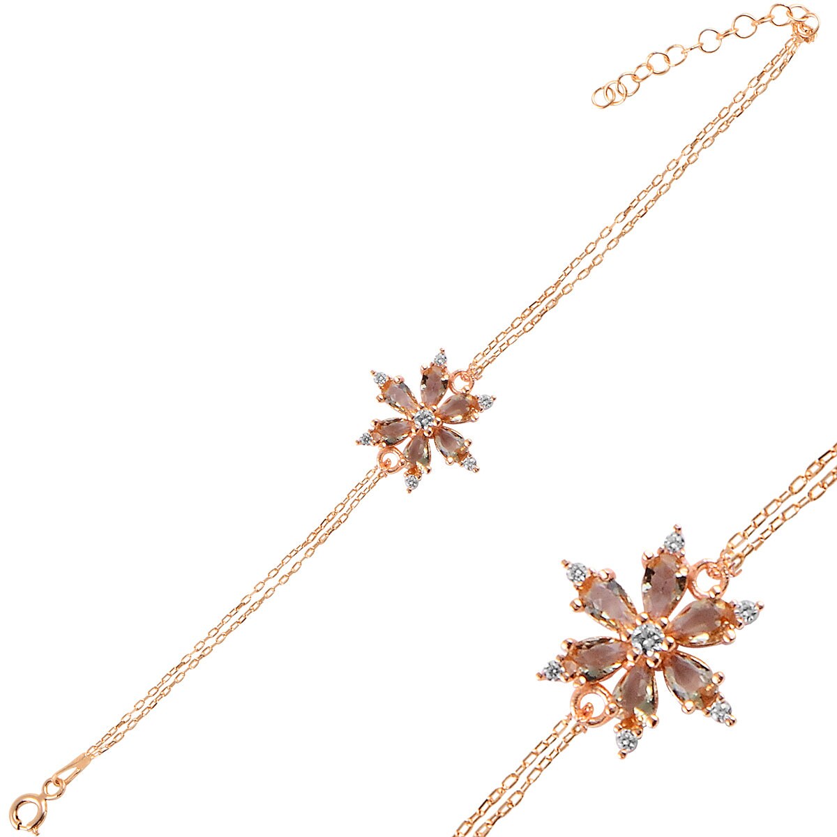 Zultanite Stone Bracelet for Women, Baguette Tennis Bracelet for Girls ...