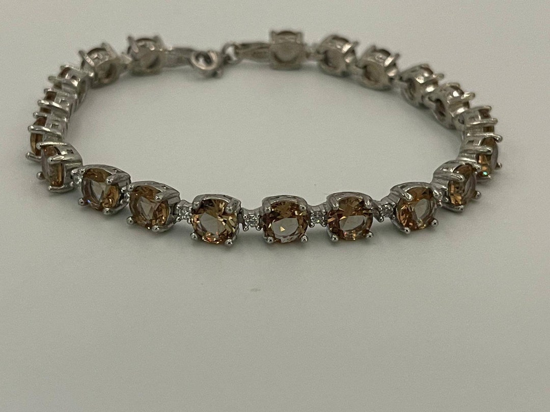 Zultanite Stone Bracelet for Women Baguette Tennis Bracelet - Etsy
