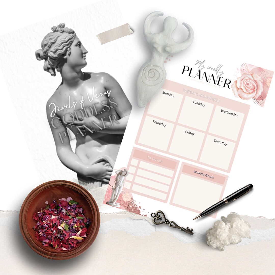 GODDESS ART PLANNER, Printable, Digital Download /pdf, Png/, Working ...