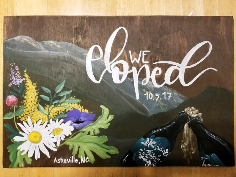 Elopement Sign - Etsy