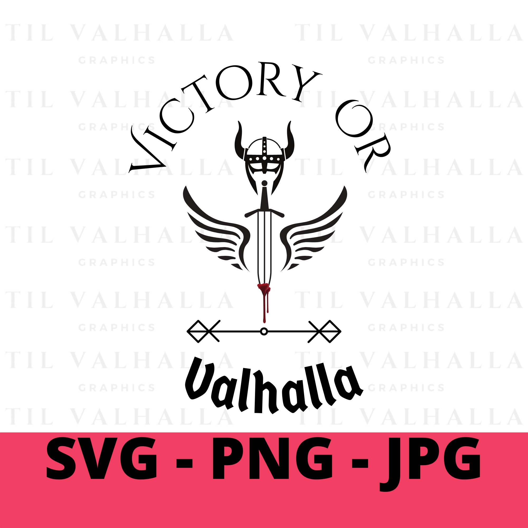 Victory Or Valhalla Tattoo