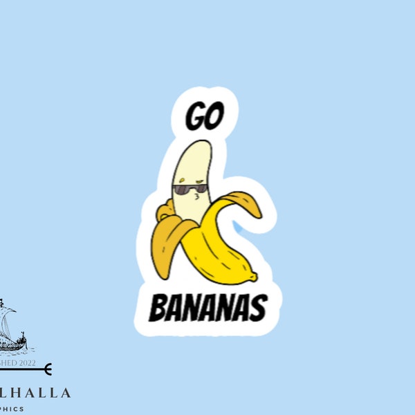 Banana Sticker - Etsy