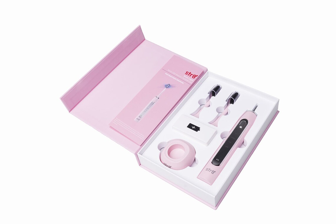 STR8 LED Electric Toothbrush | Pink Electric Toothbrush | Teeth ...