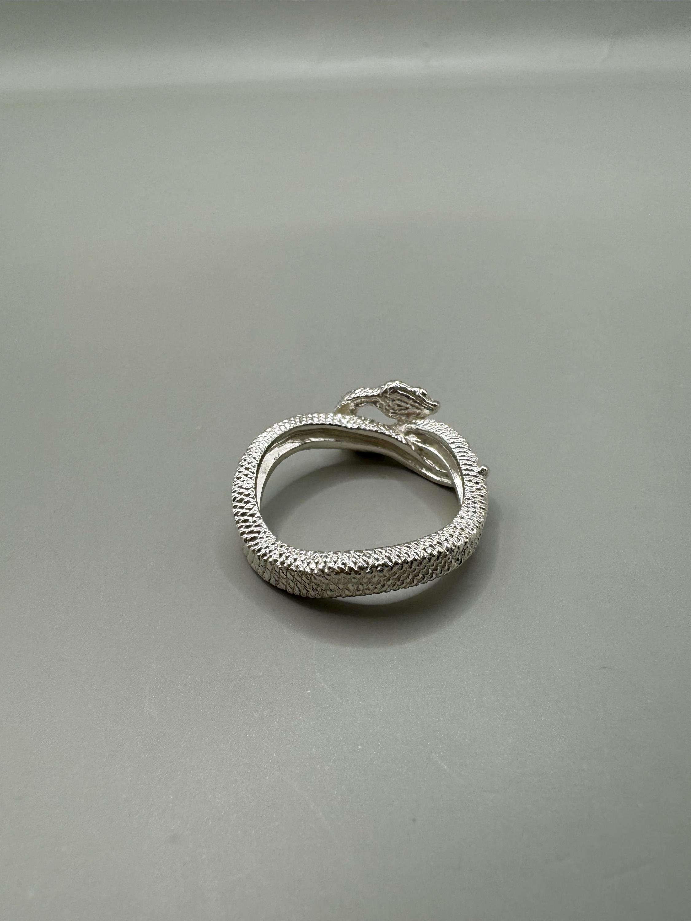 Snake Ring, 925 Sterling Silver - Etsy
