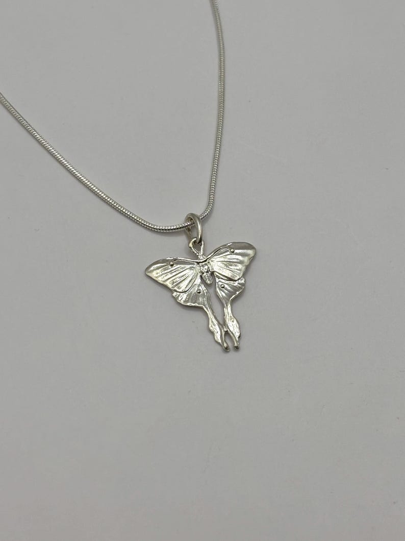 Mini Moonlight Butterfly Necklace, 925 Sterling Silver - Etsy