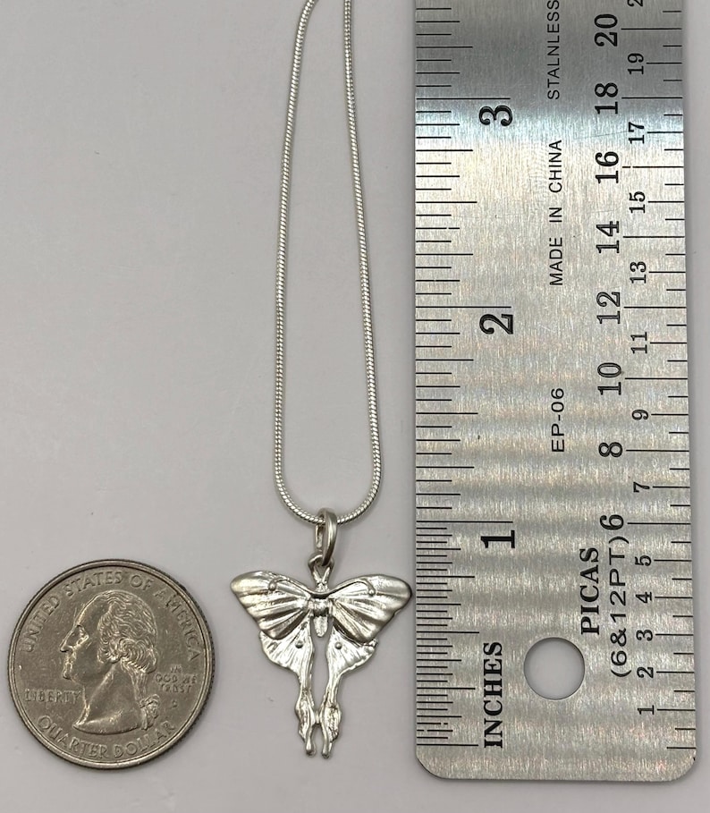 Mini Moonlight Butterfly Necklace, 925 Sterling Silver - Etsy