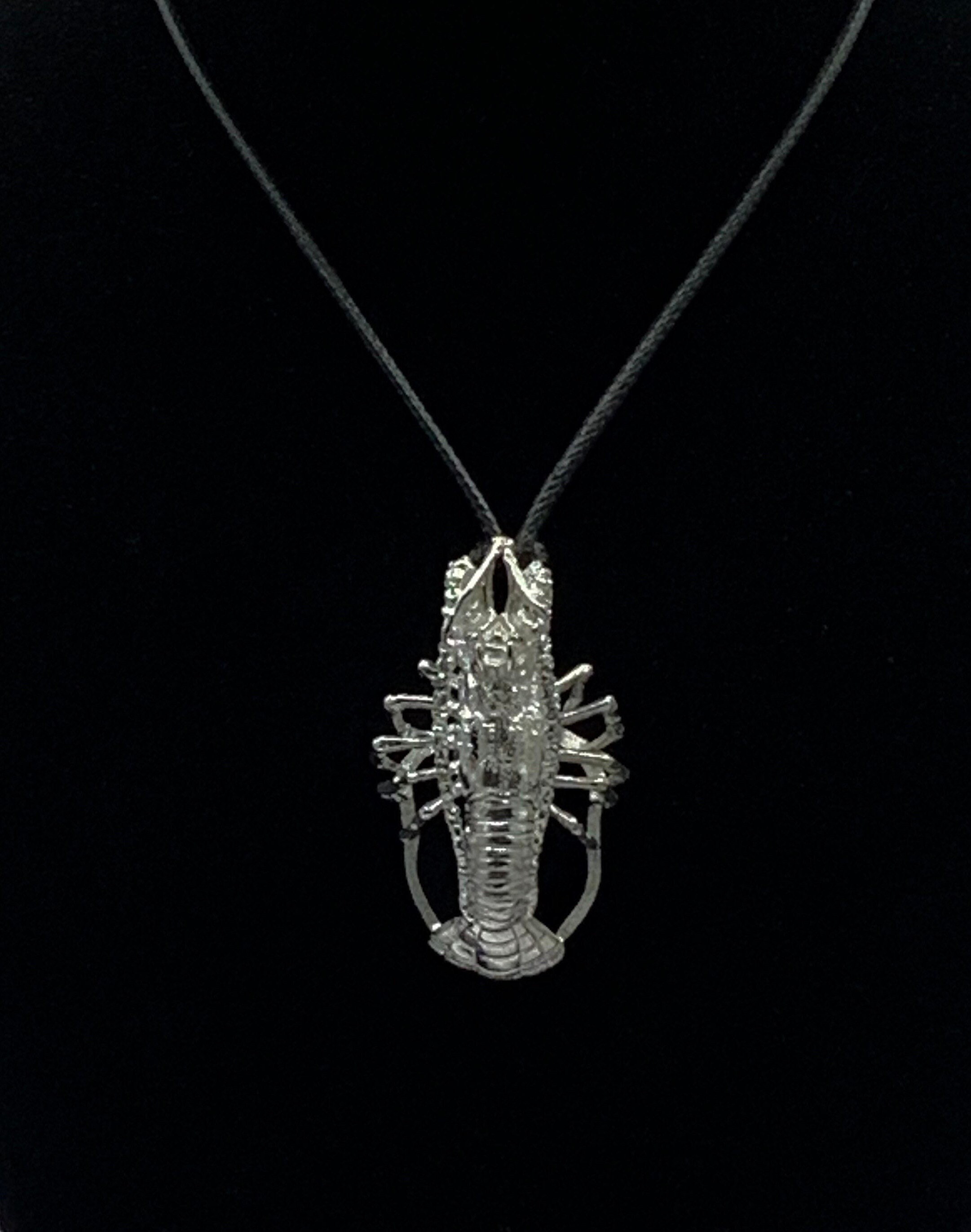 Realistic Spiny Lobster Pendant, 925 Sterling Silver - Etsy