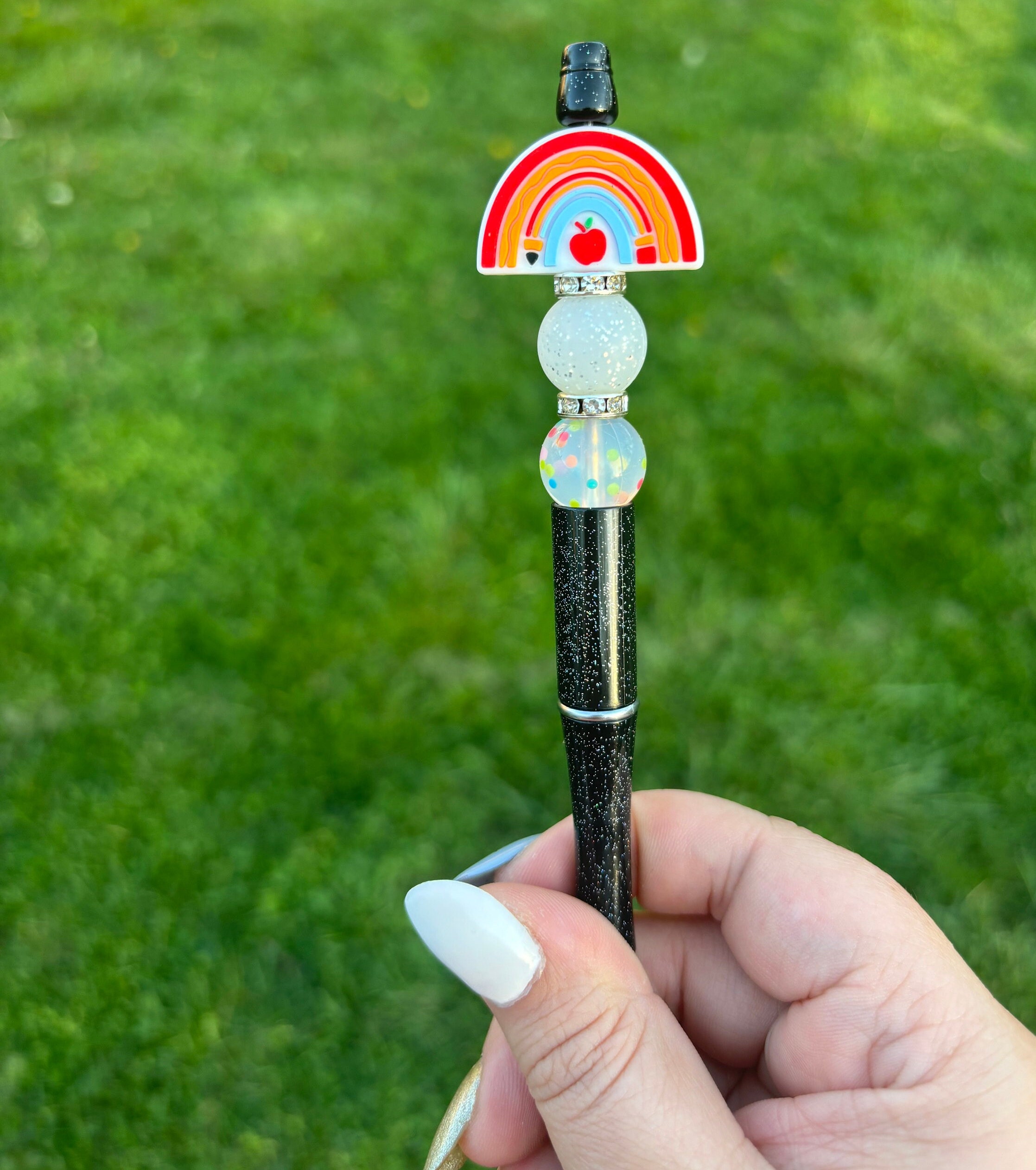 Teacher Pen Education Pen Teacher Appreciation Gift Teacher Gift Beaded ...