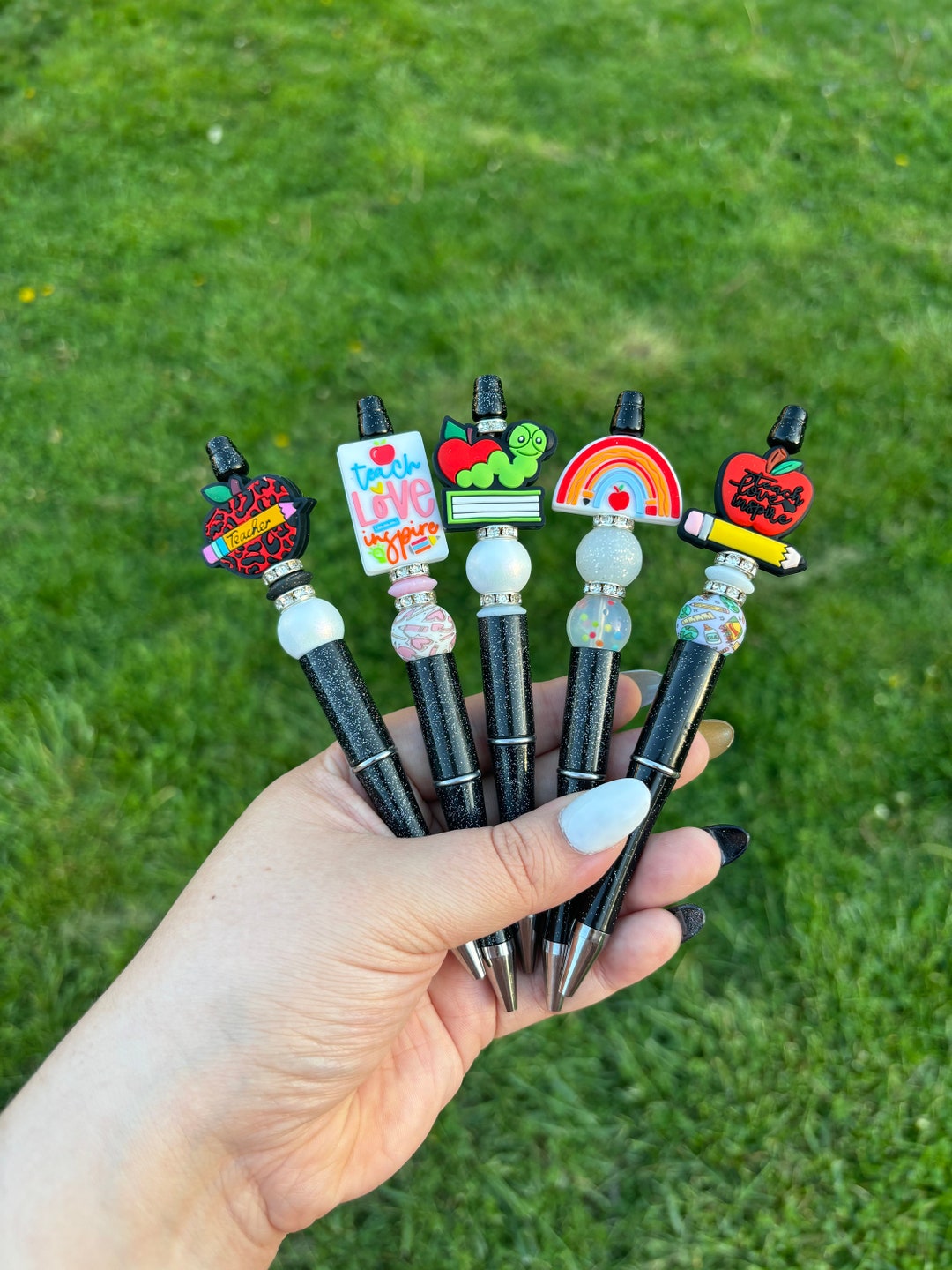 Teacher Pen Education Pen Teacher Appreciation Gift Teacher Gift Beaded ...