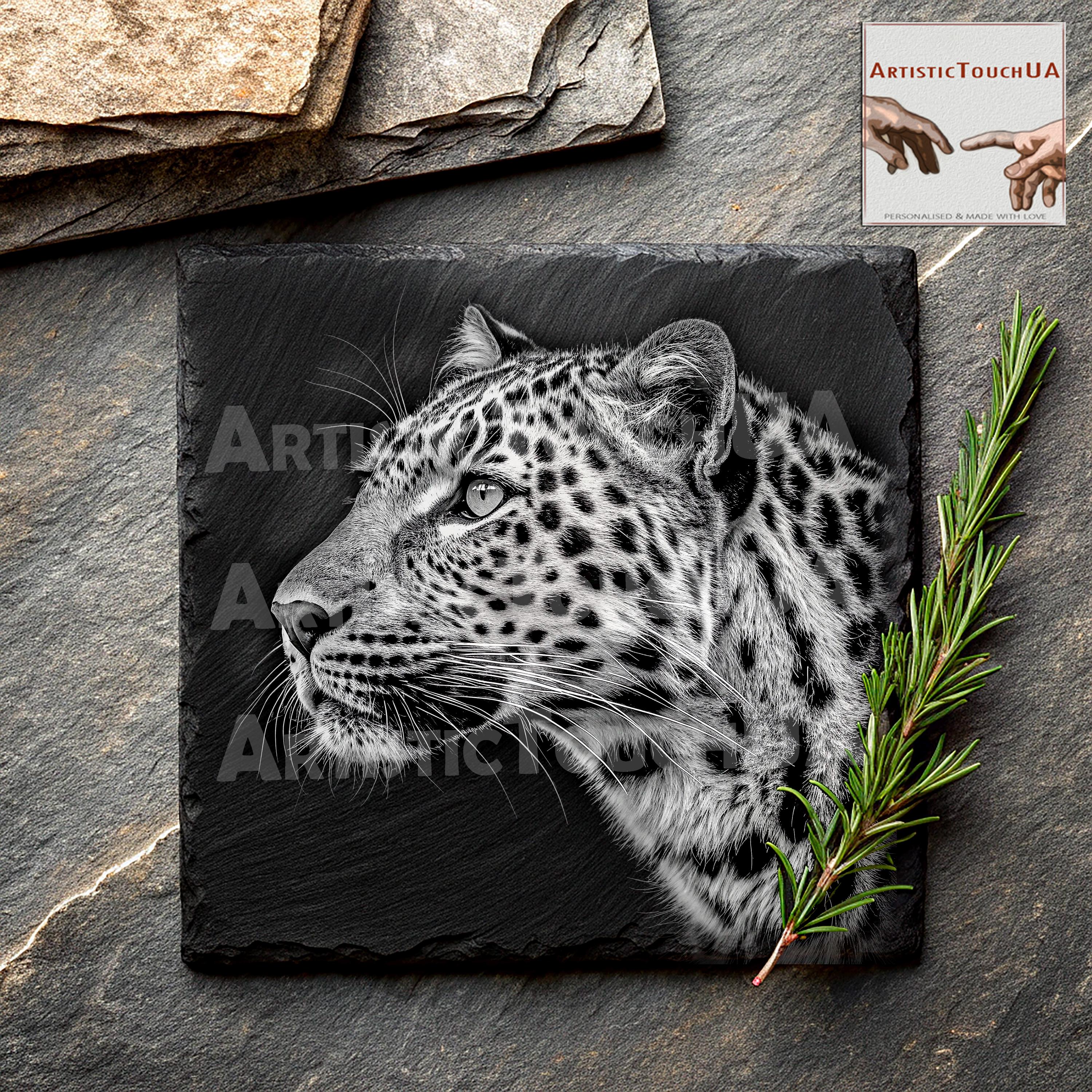 Leopard PNG for CNC Laser Engraving Laser Etching Design Diy Projects ...