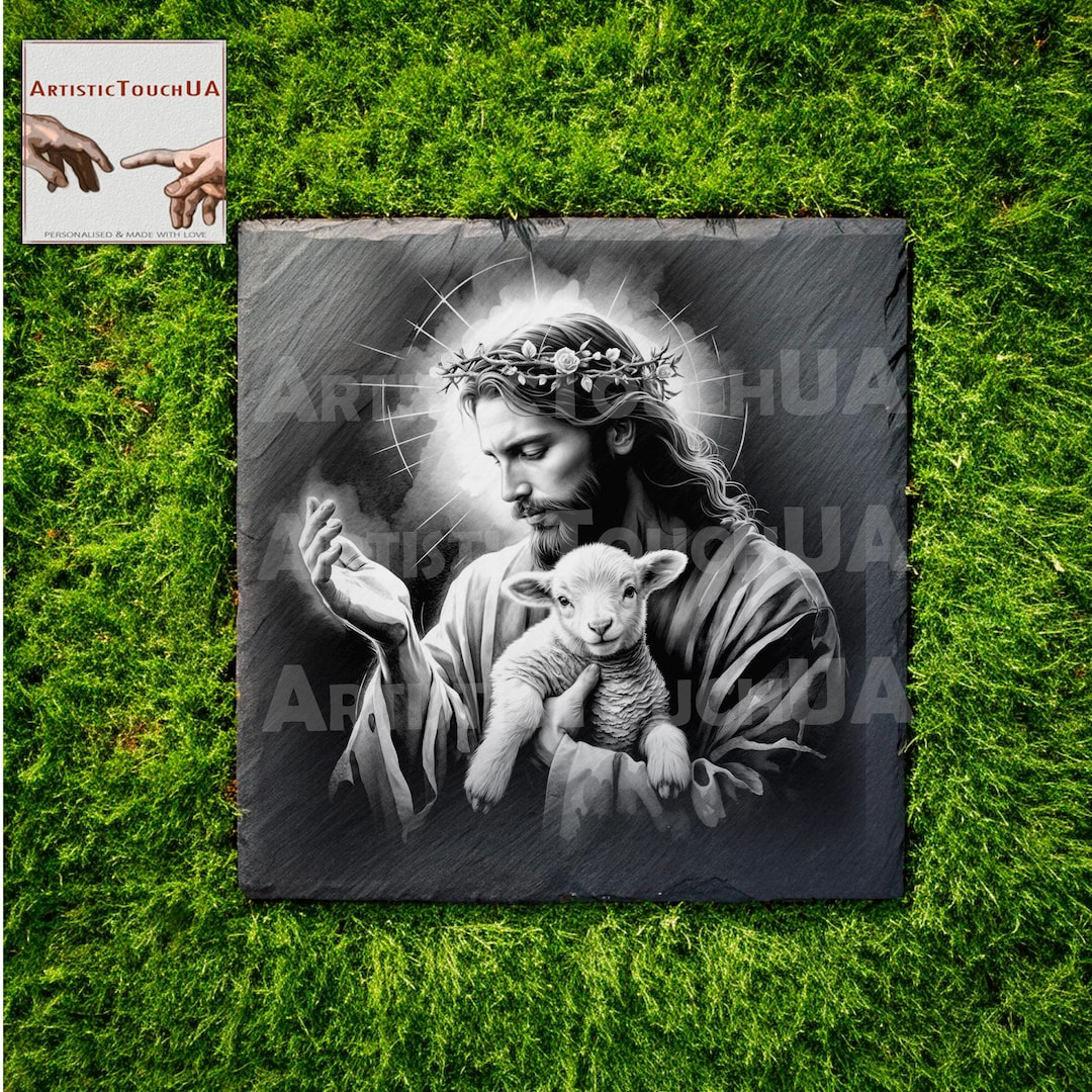 Laser Engrave PNG Jesus Laser PNG CNC Easter Decor Memorial Image ...