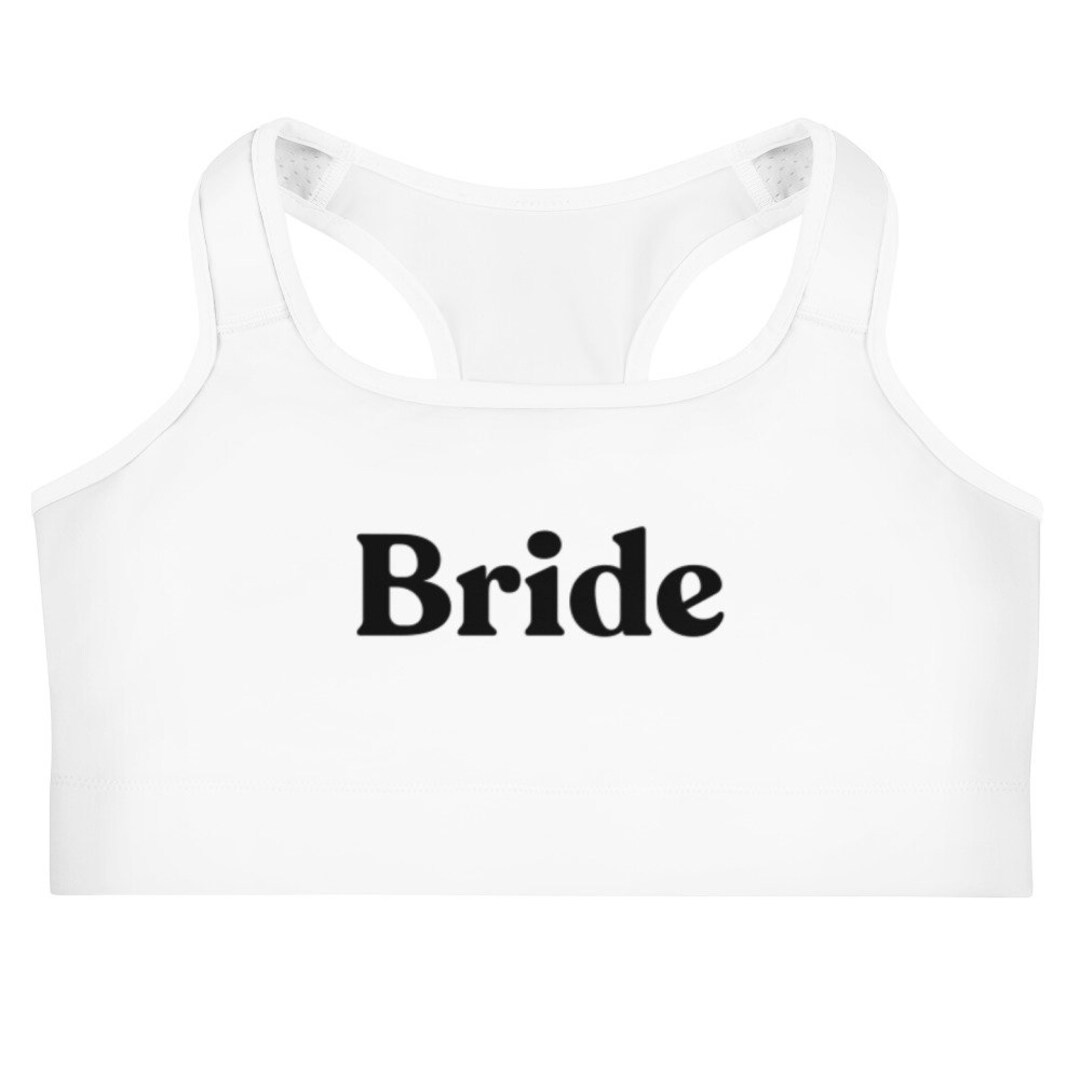 Bride Sports Bra (part of Matching Set) | Bride Looks - Etsy