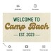 Retro camp Bach Flag for Camp-themed Bachelorette Party - Etsy