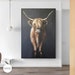Large Highland Cow Wall Poster Framed Option Farmhouse Wall - Etsy