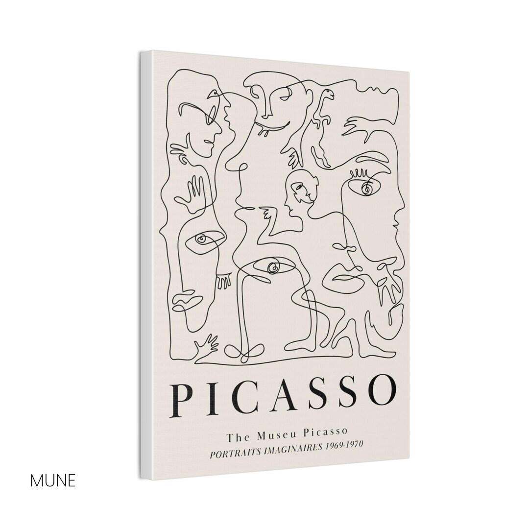 Pablo Picasso Wall Art Print Gallery Wrapped DIY Canvas Frame ...