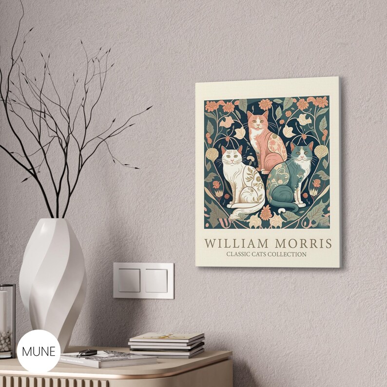 William Morris Cats Art Print: Gothic Home Decor (digital Download) - Etsy