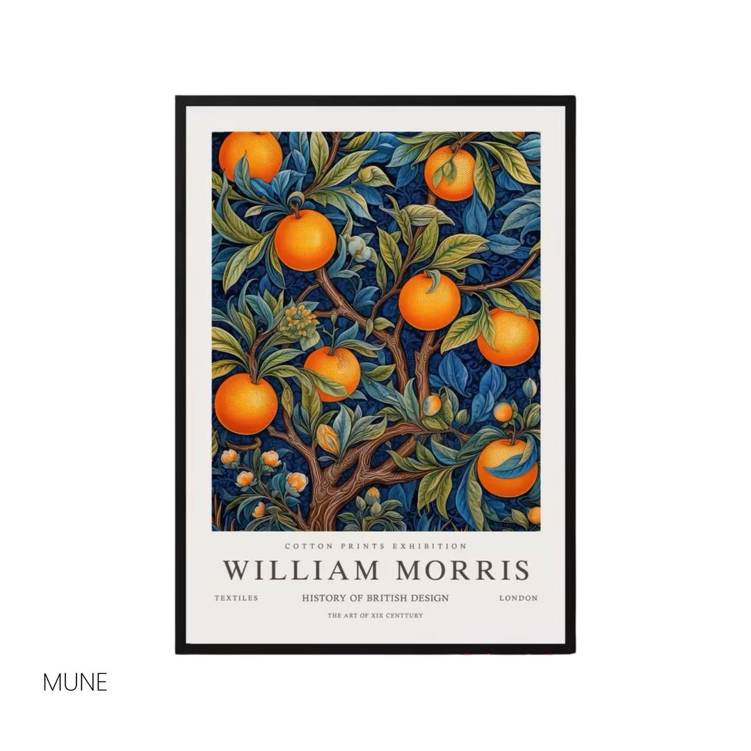William Morris Fruit Print | Vintage Botanical Wall Art | Kitchen ...