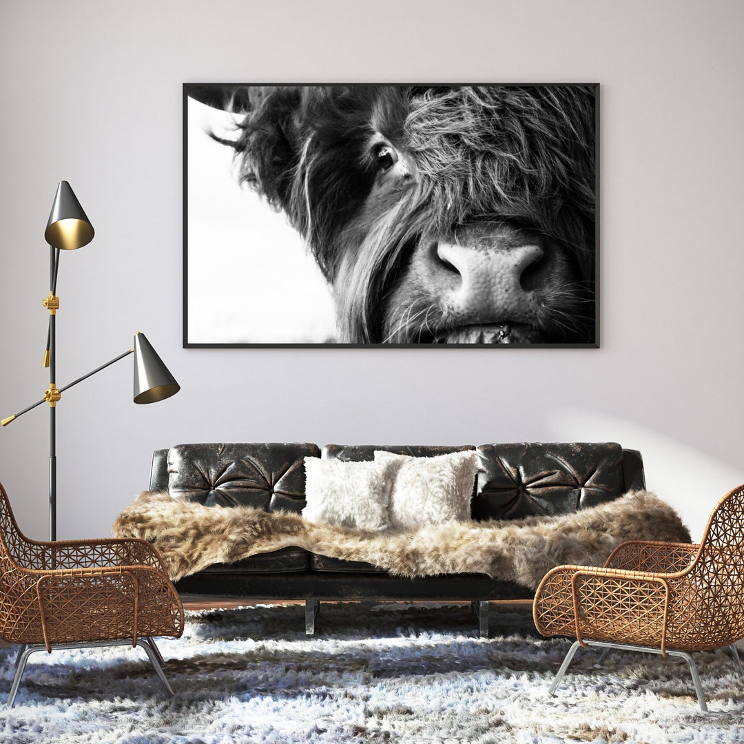Highland Cow Print Set: Rustic Farmhouse Decor (digital Download) - Etsy