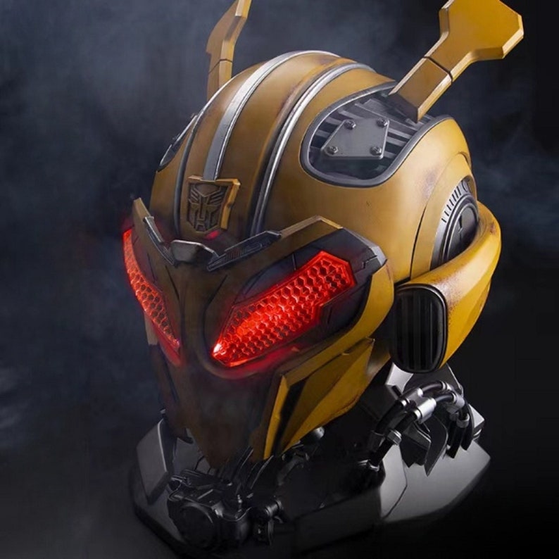 Transformer Bumblebee Casco Máscara Usable Bumble Bee Casco - Etsy México