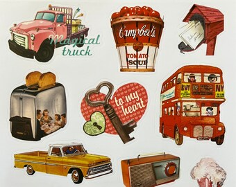 1950s 50s Stickers - Etsy UK