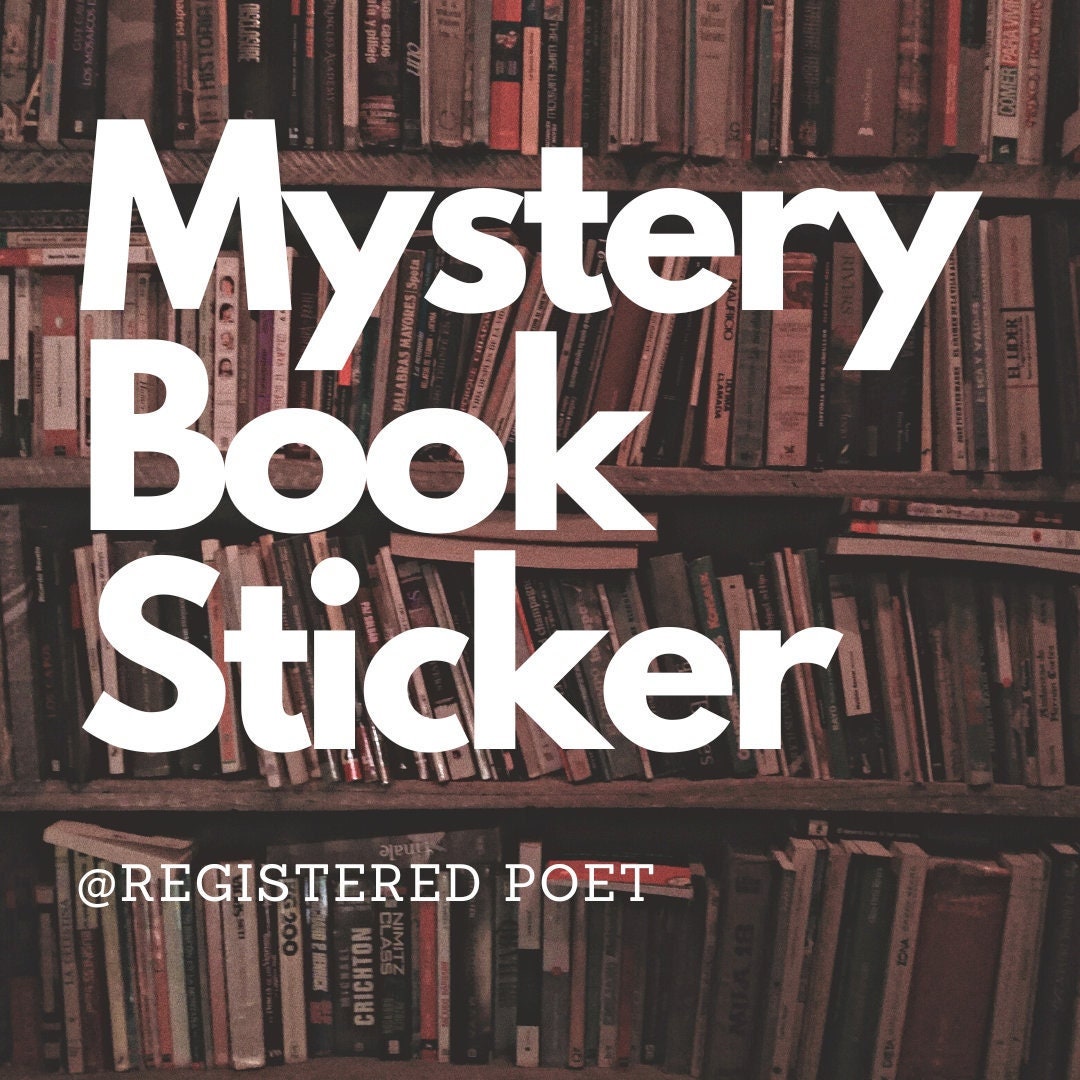 Mystery Reading Sticker Booktok Sticker Random Reading - Etsy Finland