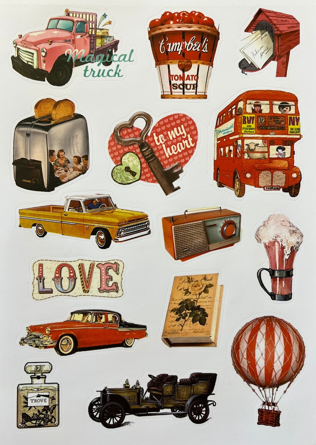 Retro Stickers Vintage America Stickers 1930s to 1960s - Etsy