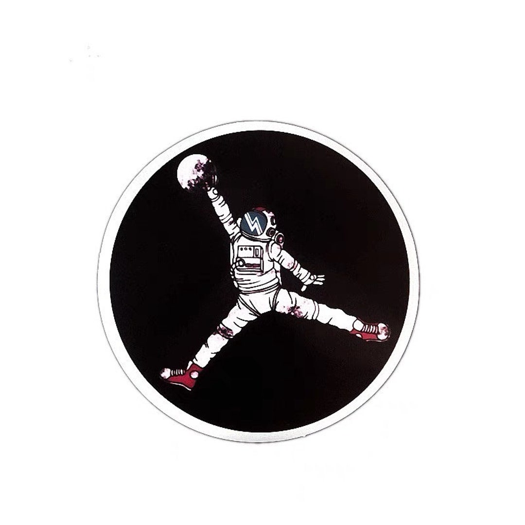 Astronaut Stickers Round Spaceman Stickers Space - Etsy