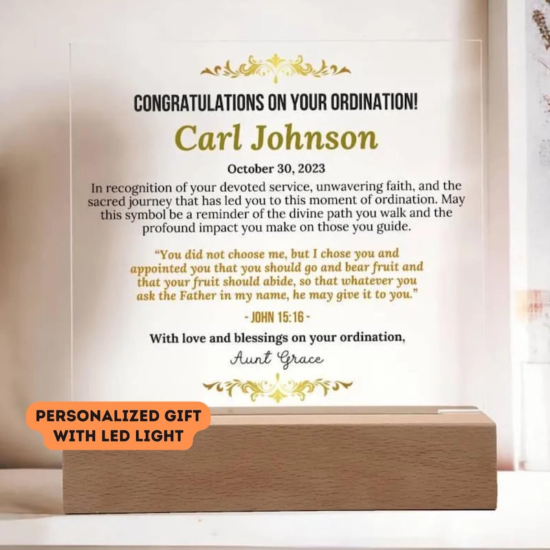 Ordination of the Pastor - Etsy