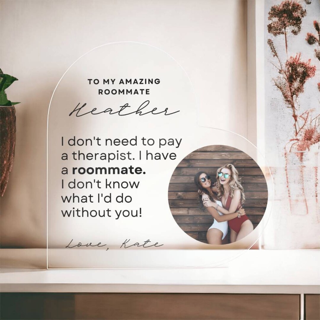 Personalized Gift for Roommate Birthday Gift for Roommate Best Roomie ...