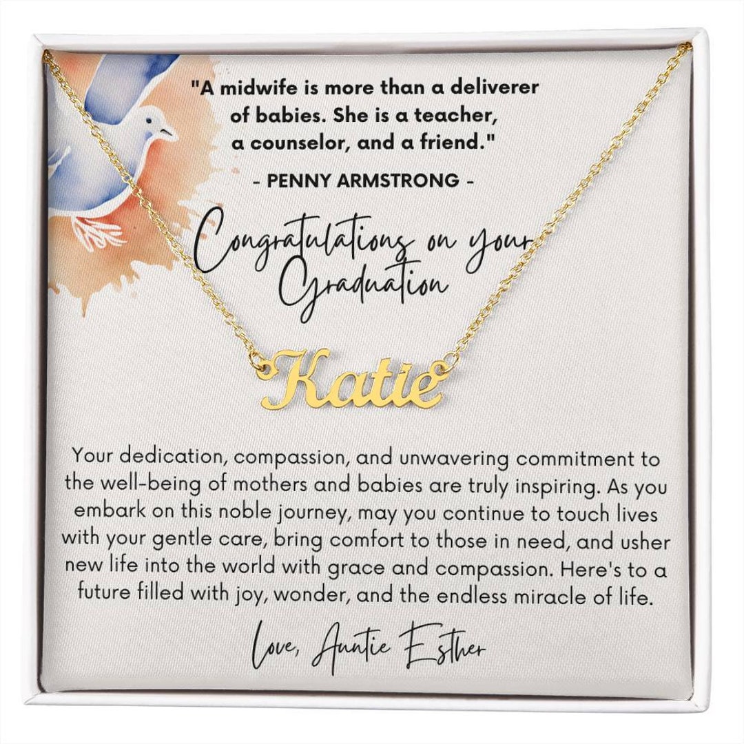 Personalized Midwife Graduation Gift CNM Graduation Gift CM Graduation ...