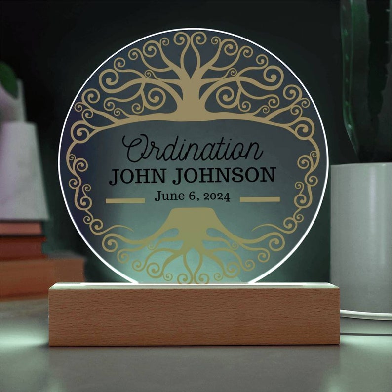 Personalized Christian Ordination Gift Tree of Life Ordination Gift ...