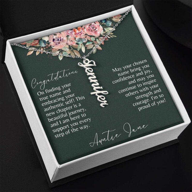 Personalized Transgender Name Change Gift for Transgender Pride Month ...